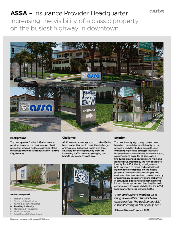 Culteva | ASSA - Corporate headquarter identity
