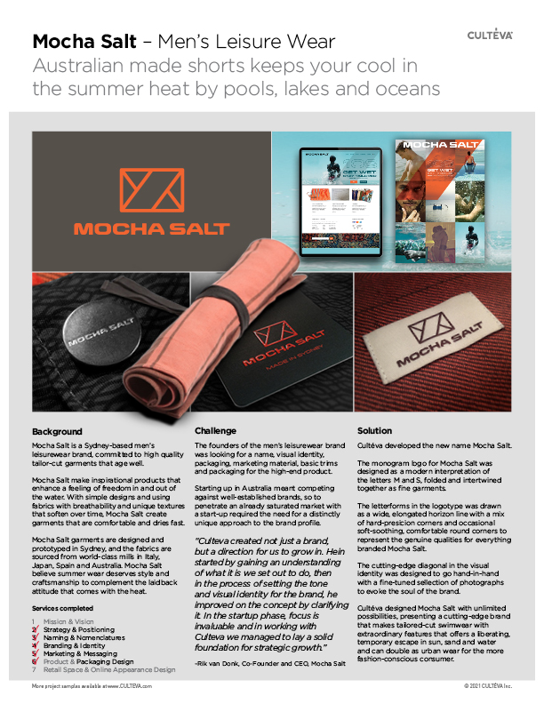 Culteva | Mocha Salt - Brand image