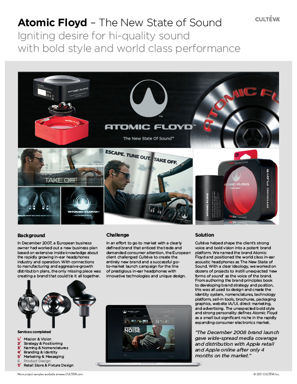 Culteva | Atomic Floyd - Brand technology image